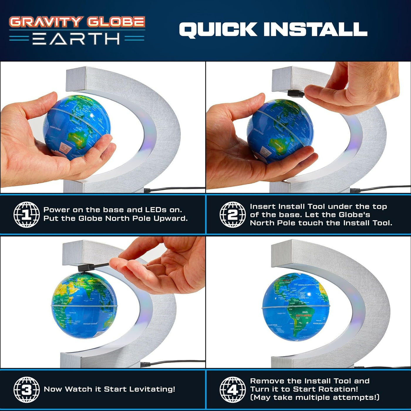 Gravity Globe Earth — USA Toyz