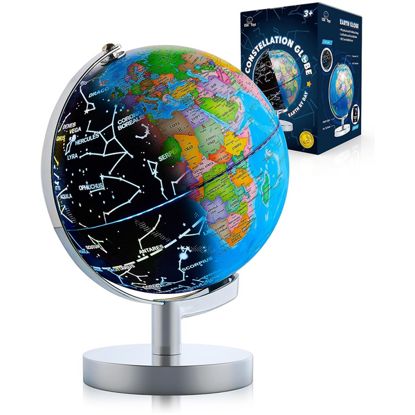 Light Up Globe TTKTK Illuinated World With Wooden Stand,Built In LED ...