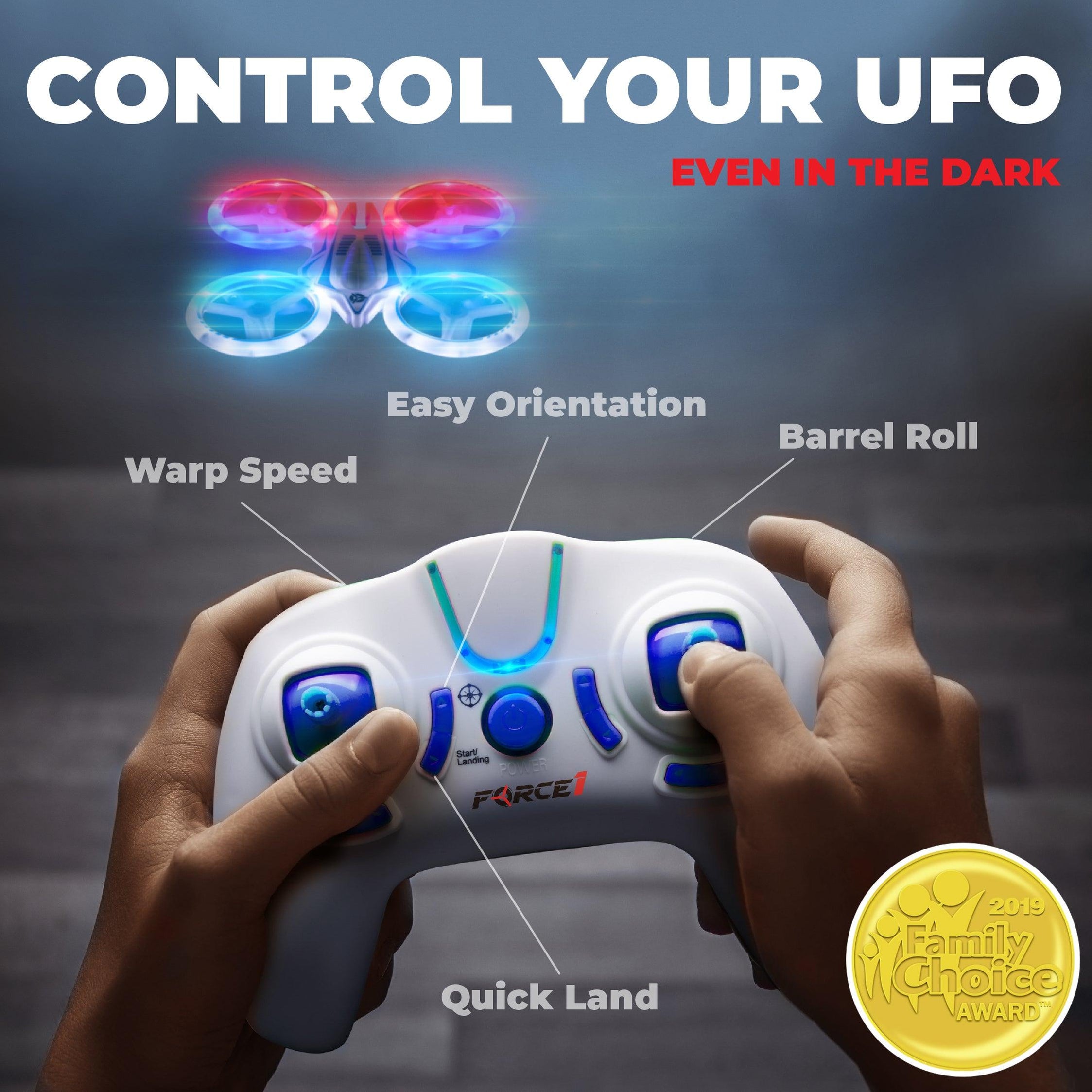 UFO 4000 Mini Drone with LED lights and Extra Battery — USA Toyz